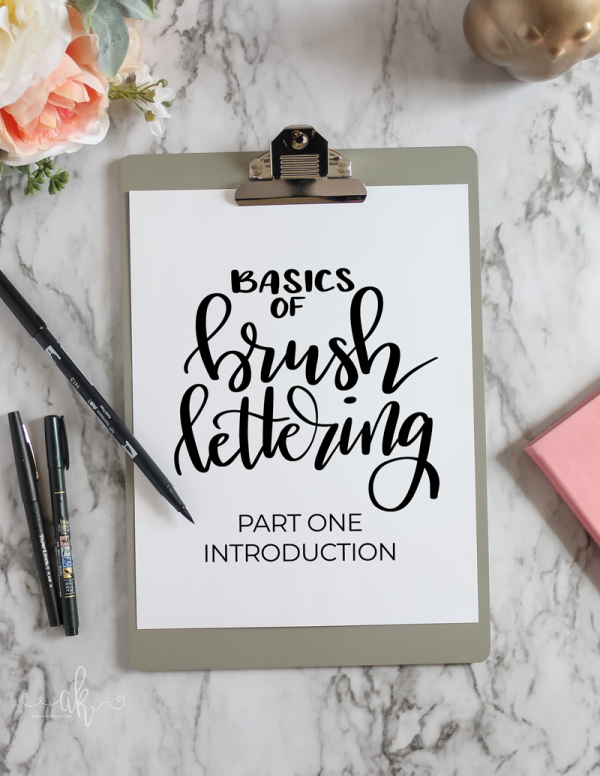 Basics of Brush Lettering Series | Brush Lettering Introduction | By ...