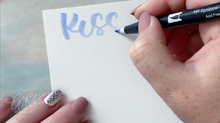 How to Use Tombow Colorless Blender Brush Pen ~ 3 Ways! | By Amanda Kay
